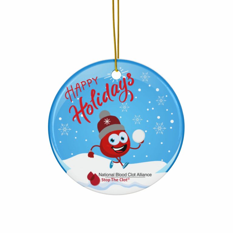Buster and STOP CLOT Ceramic Ornaments Design, Double-Sided, Set of 1 ...
